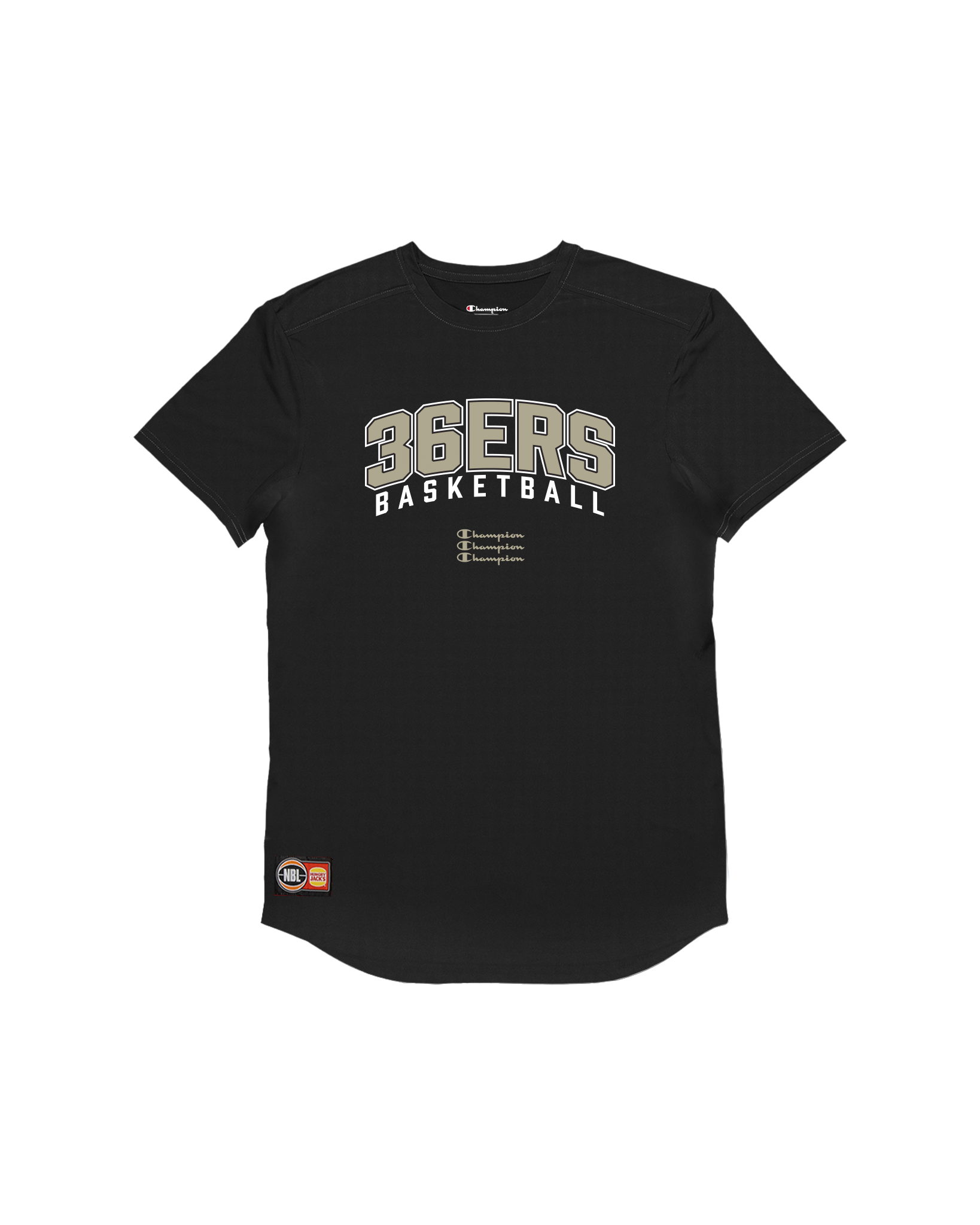 NBL26 Courtside Lifestyle Tee - Black – Adelaide 36ers