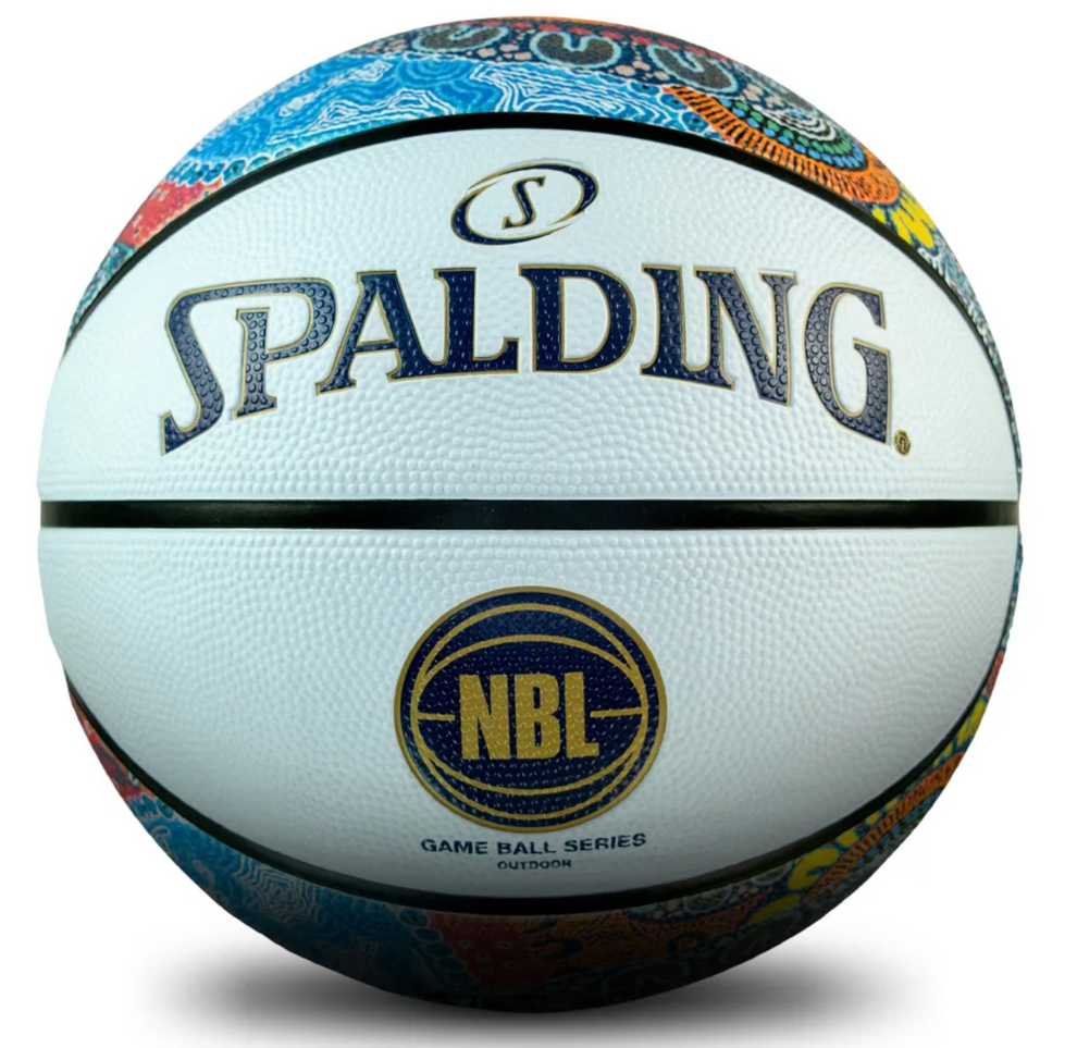 NBL Indigenous Outdoor Replica Ball - White – Adelaide 36ers